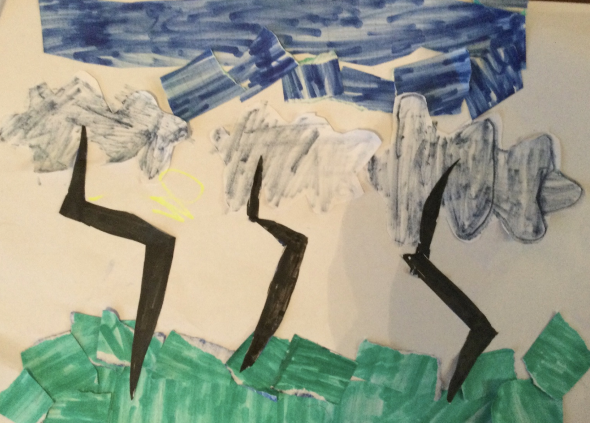 Weather Art - years 5 and 6 - Pakeman Primary School