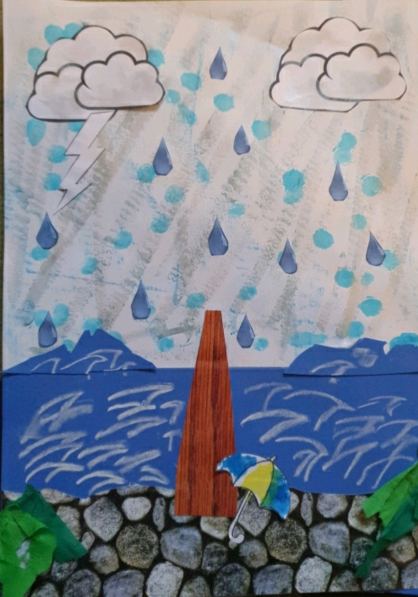 Weather Art - years 5 and 6 - Pakeman Primary School