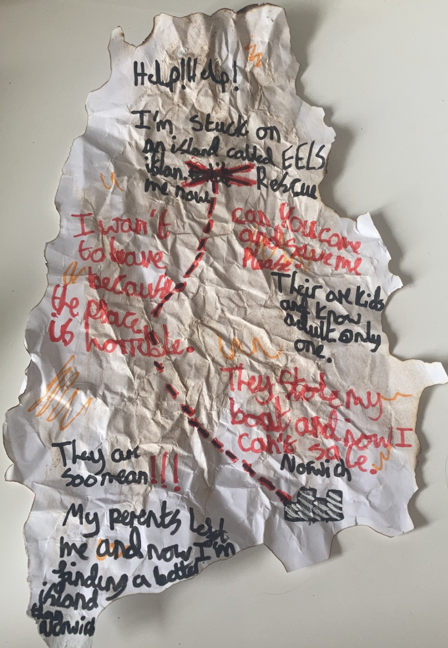 Message In A Bottle - years 5 and 6 - Pakeman Primary School