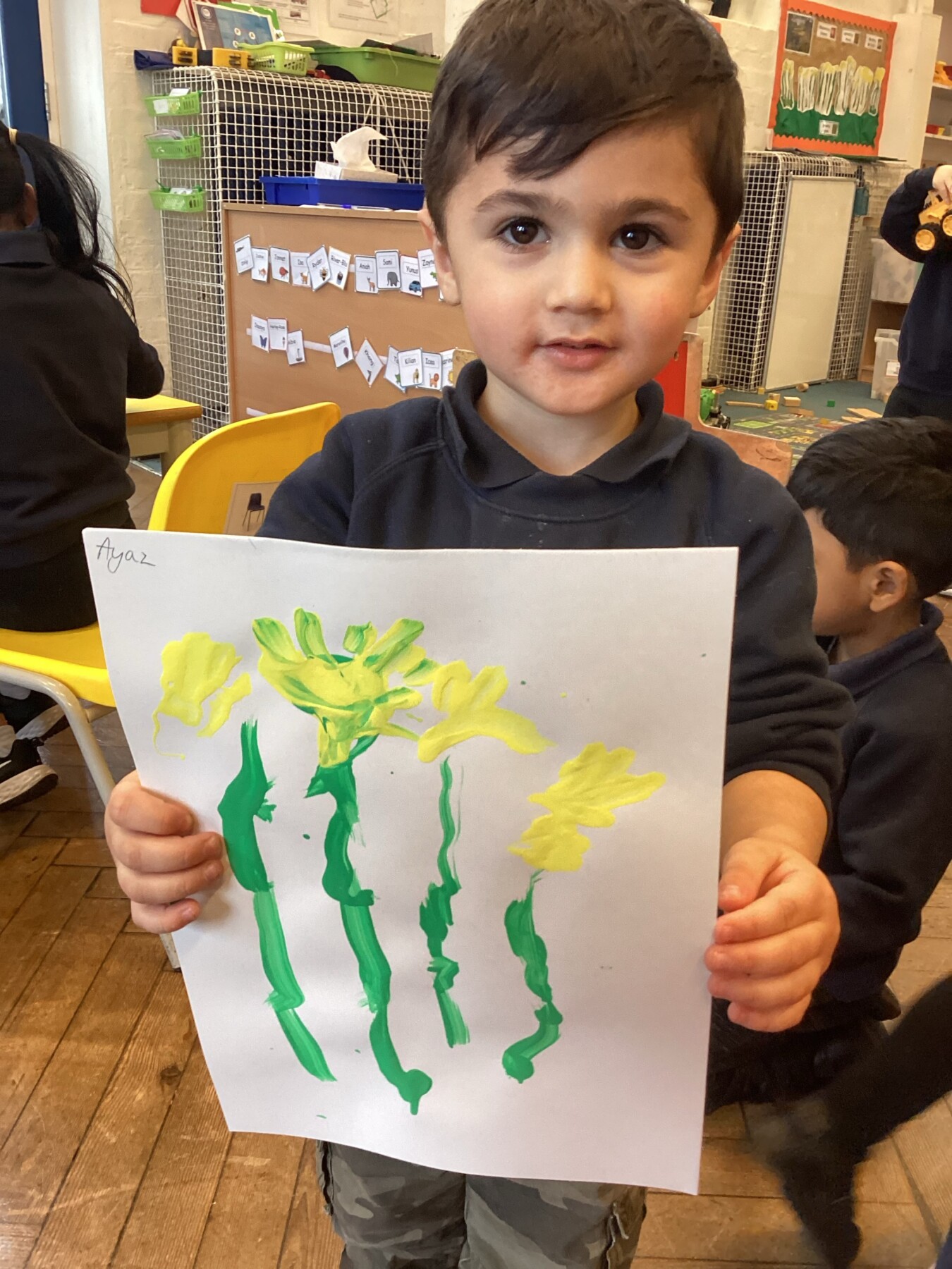 Spring Flowers in Nursery - Pakeman Primary School
