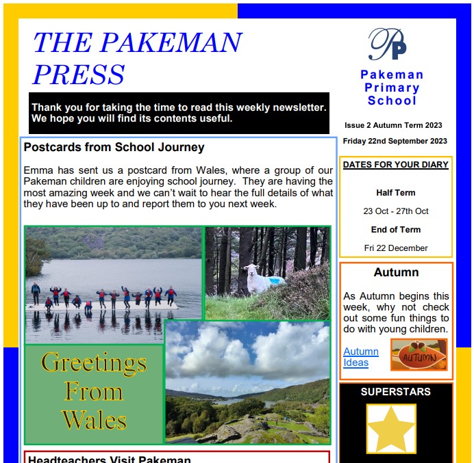Autumn Issue 2 - Pakeman Primary School