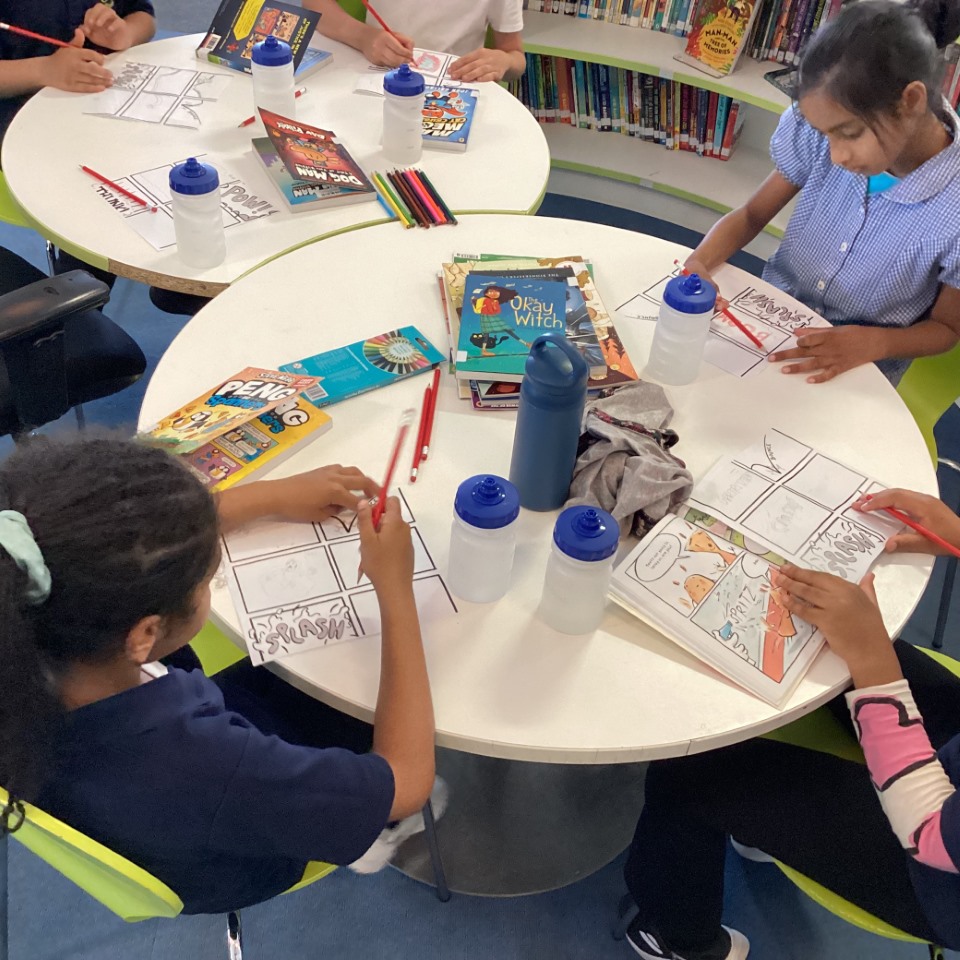 Comic Book Club is Underway - Pakeman Primary School